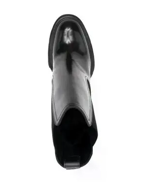 Alexander McQueen Leather Chelsea Boots