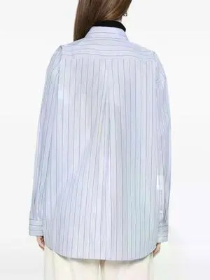 TOTEME Striped Button-down Shirt - Blue