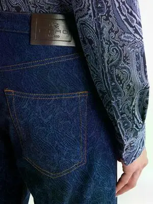 Etro Paisley-jacquard Jeans