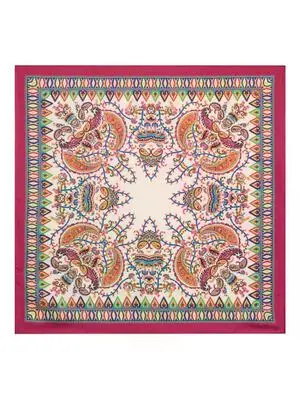 Etro Paisley-print Scarf - Neutrals