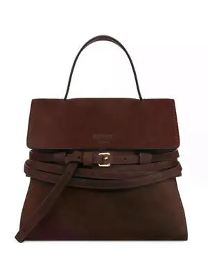 Moschino Tie Me Small Tote Bag - Brown