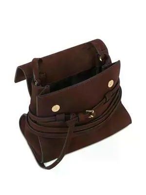 Moschino Tie Me Small Tote Bag - Brown
