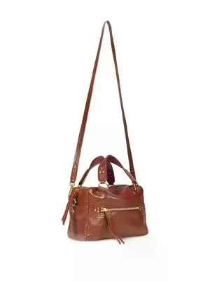 Jérôme Dreyfuss Mini Lucky Zip Bowling Bag - Brown