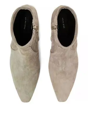ANINE BING 43mm Freya Pointed Ankle Boots