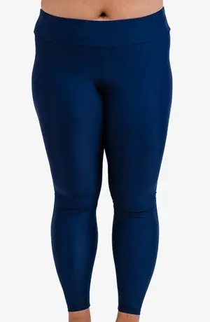 CALYPSA Long Swim Leggings - Navy