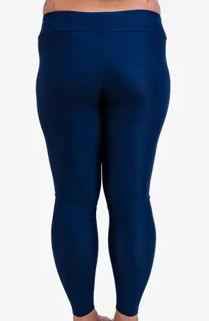 CALYPSA Long Swim Leggings - Navy