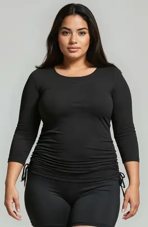 CALYPSA Margaux Swim Top - Black
