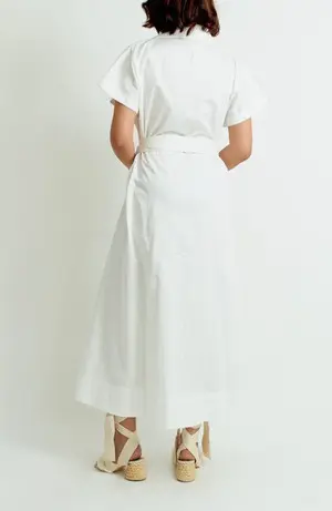 FLORENCIA DAVALOS Diana Orchid Dress - White