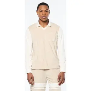 SERGIO TACCHINI Alvar Long Sleeve Polo - Fog