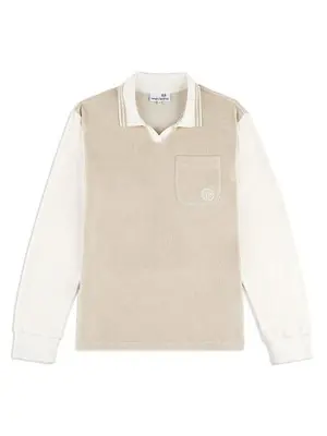 SERGIO TACCHINI Alvar Long Sleeve Polo - Fog