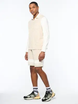 SERGIO TACCHINI Alvar Long Sleeve Polo - Fog