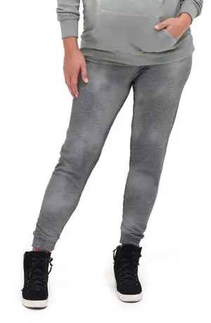 BUN MATERNITY Relaxed Fit Joggers With Drawstring Waist