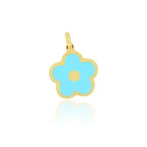 THE LOVERY FINE JEWELRY Cherry Blossom Charm - Turquoise