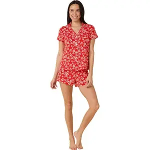 THE CAT'S PAJAMAS Pima Knit Short Set Cece