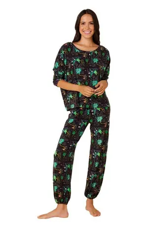 THE CAT'S PAJAMAS Pima Knit Simple Set Stargazer
