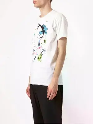 LECLAIREUR Paint Splash Print T-shirt