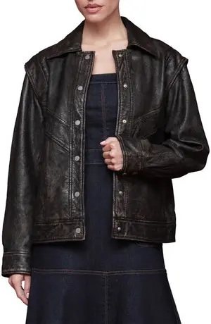 Avec Les Filles Leather Jackets For Women