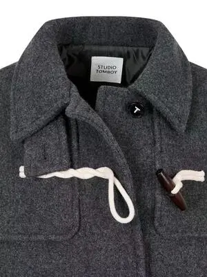 STUDIO TOMBOY Hooded Duffle Coat - Grey
