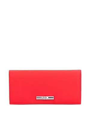 Longchamp Le Roseau Snap-fastening Wallet - Red
