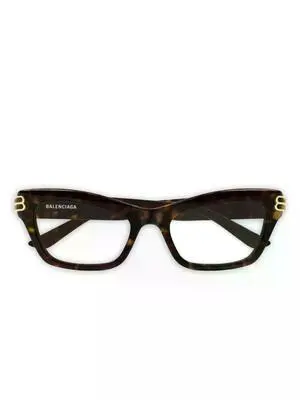 Balenciaga Square-frame Glasses - Brown