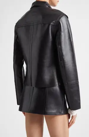 STAND STUDIO Sherla Lambskin Leather Jacket
