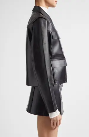 STAND STUDIO Sherla Lambskin Leather Jacket