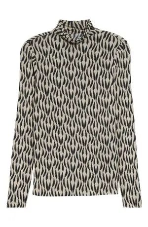 Ulla Johnson Aurelia Funnel Neck Jersey Top