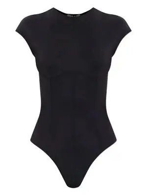 AGOLDE Nadia Crew Neck Bodysuit - Black