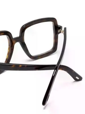 TOM FORD Ft5913b Tortoiseshell Square-frame Glasses