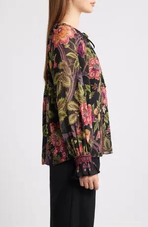 Kobi Halperin Shahar Floral Print Woven Shirt