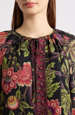 Kobi Halperin Shahar Floral Print Woven Shirt