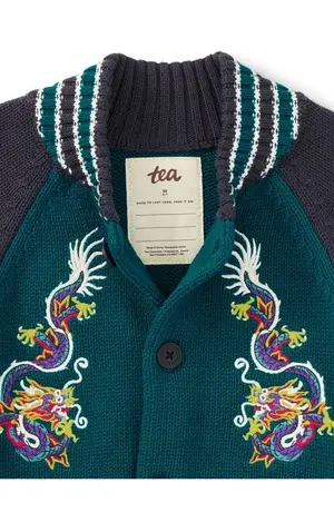TEA COLLECTION Dragon Bomber Sweater