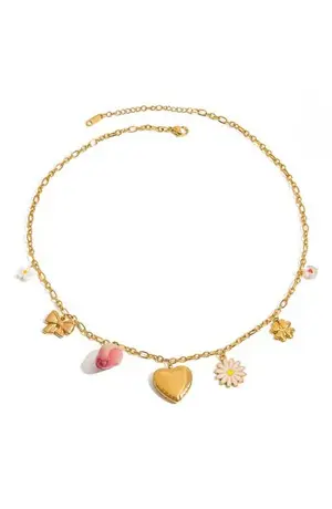 MACRAE & CO. Charm Chain Necklace - Gold