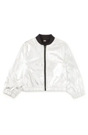 TEA COLLECTION Metallic Bomber Jacket