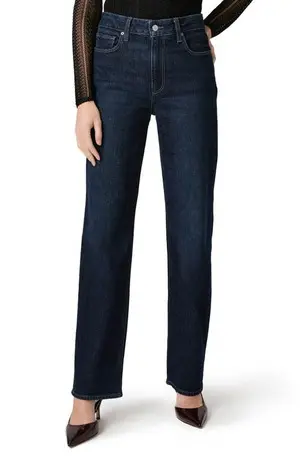 Paige Stevie High-waist Straight Leg Jeans