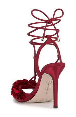 Jessica Simpson Oveny Ankle Wrap Sandal - Chili Pepper
