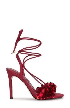 Jessica Simpson Oveny Ankle Wrap Sandal - Chili Pepper