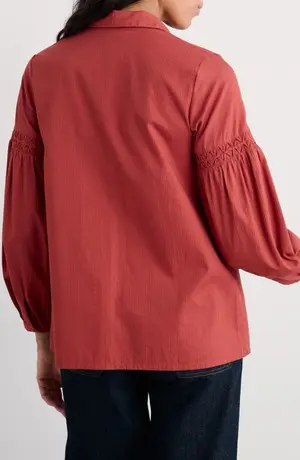 SEASALT CORNWALL Sapling Organic Cotton Button-up Shirt