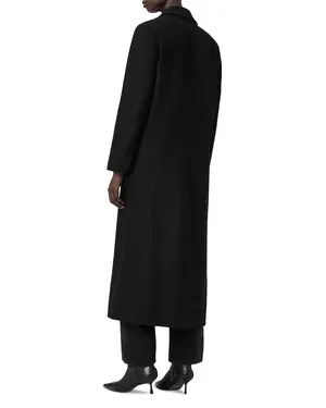 ALLSAINTS Nellie Wool Blend Longline Coat