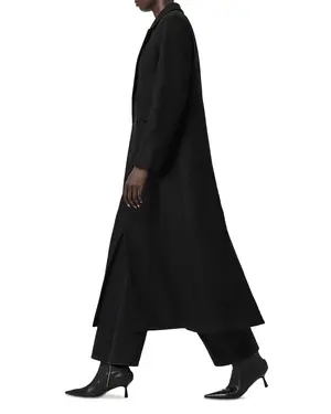 ALLSAINTS Nellie Wool Blend Longline Coat