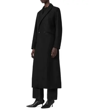 ALLSAINTS Nellie Wool Blend Longline Coat