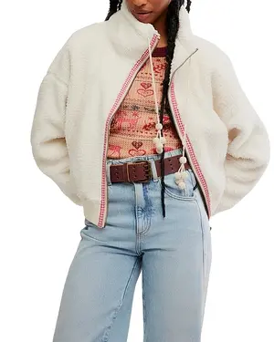 Women's White Sherpa Jackets