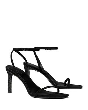 Tory Burch Pave High Heel Sandals - Perfect Black