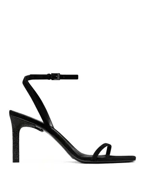 Tory Burch Pave High Heel Sandals - Perfect Black