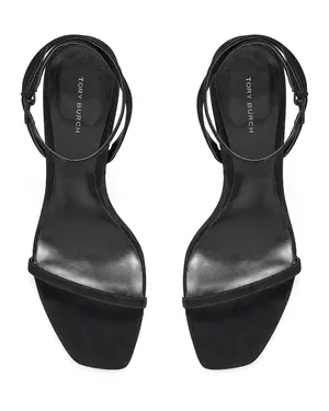 Tory Burch Pave High Heel Sandals - Perfect Black