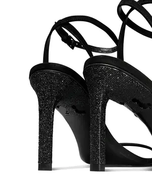 Tory Burch Pave High Heel Sandals - Perfect Black