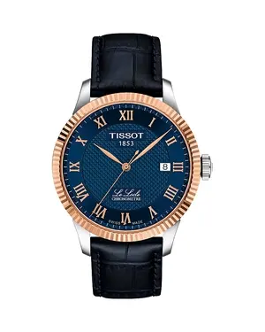 TISSOT Le Locle Cosc 39mm Watch - Blue/blue