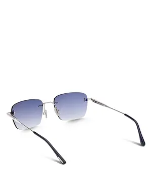 TOM FORD Jake Rectangular Sunglasses 54mm
