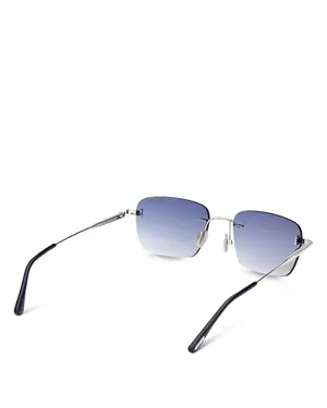 TOM FORD Jake Rectangular Sunglasses 54mm