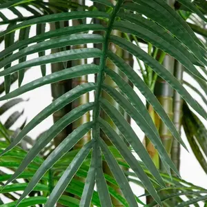 NEARLY NATURAL 12' Uv Resistant Artificial Areca Palm Tree
